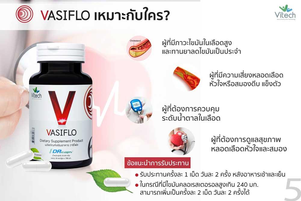 หลอดเลือด ถนนแห่งชีวิต (Vasiflo) - วิเทค นูทริชั่น